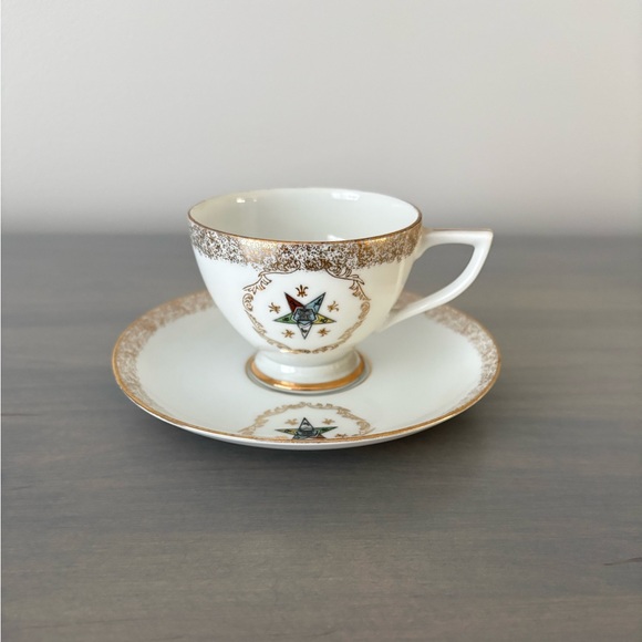 F. N. Kistner Co. | Other | Oes Eastern Star Temple Treasures Tea Cup ...